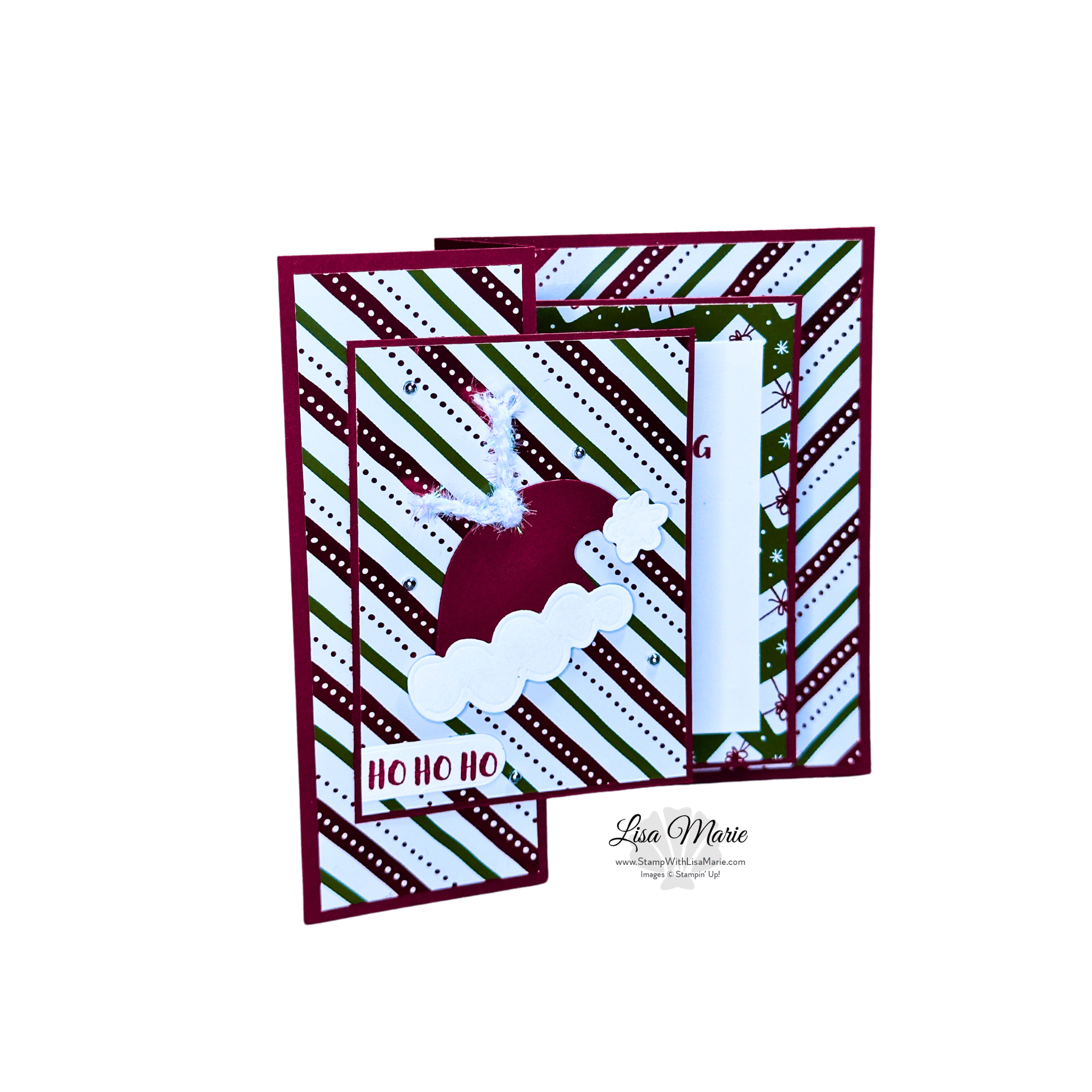 Sending Cheer Fun Fold - Lisa Marie Smith, Stampin' Up! Demonstrator