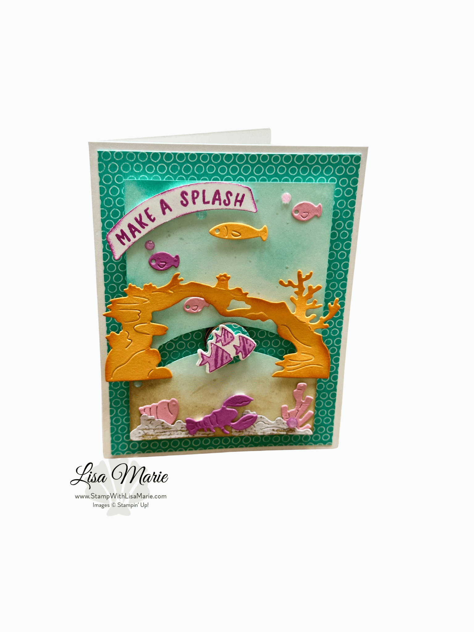 Stampin’ Up! Friendly Fins-Spinners - Lisa Marie Smith, Stampin' Up ...