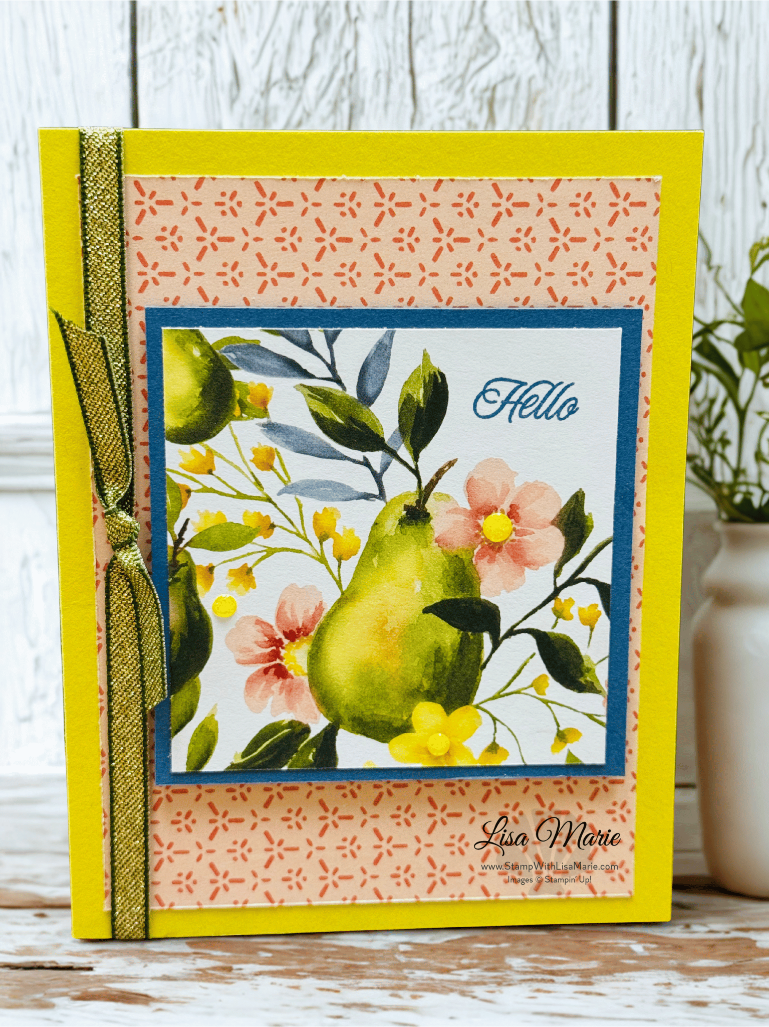 Stampin’ Up! Painterly Pears - Lisa Marie Smith, Stampin' Up! Demonstrator